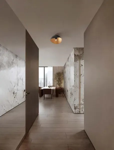 LED černo-zlaté designové stropní svítidlo Opsi 30