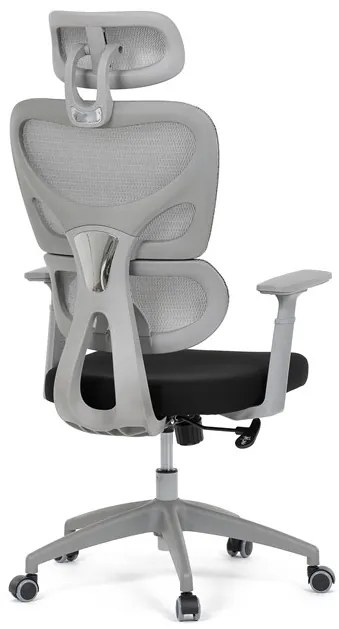 Autronic Kancelářská židle KA-K2081 Barva opěráku: Šedá