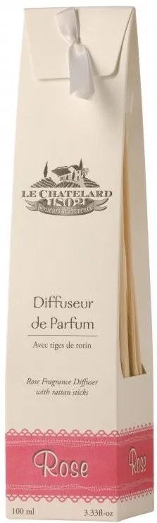 Le Chatelard Difuzér - Růže, 100ml