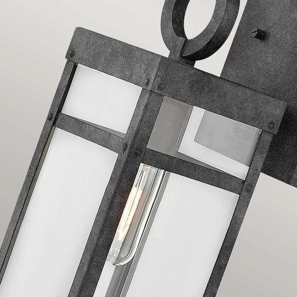 Venkovní lucerna Elstead PORTER M 47 cm zvětralý zinek