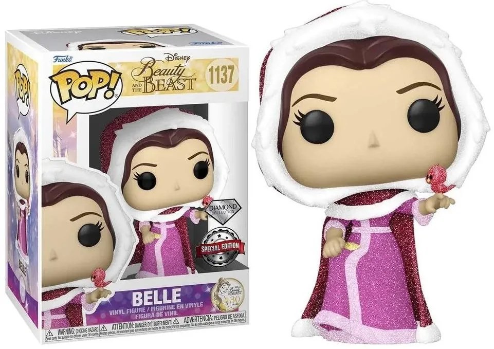 Figurka funko pop! disney beauty and the beast winter belle special diamond collection 1137