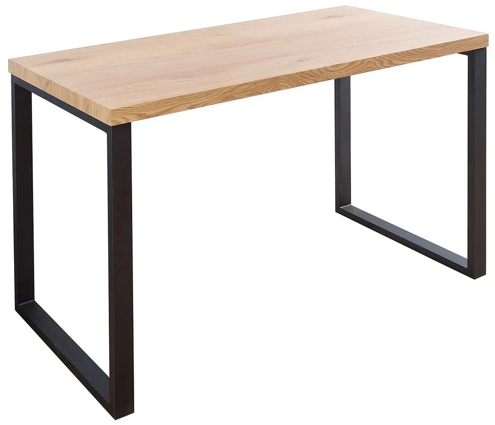 Moebel Living Pracovní stůl Dirk 120 cm, černá/dub