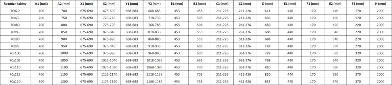 Mexen, Mexen Mist Duo výklopný sprchový kout 70 x 70 cm, transparentní, broušená měď - 8A4-070-070-65-00