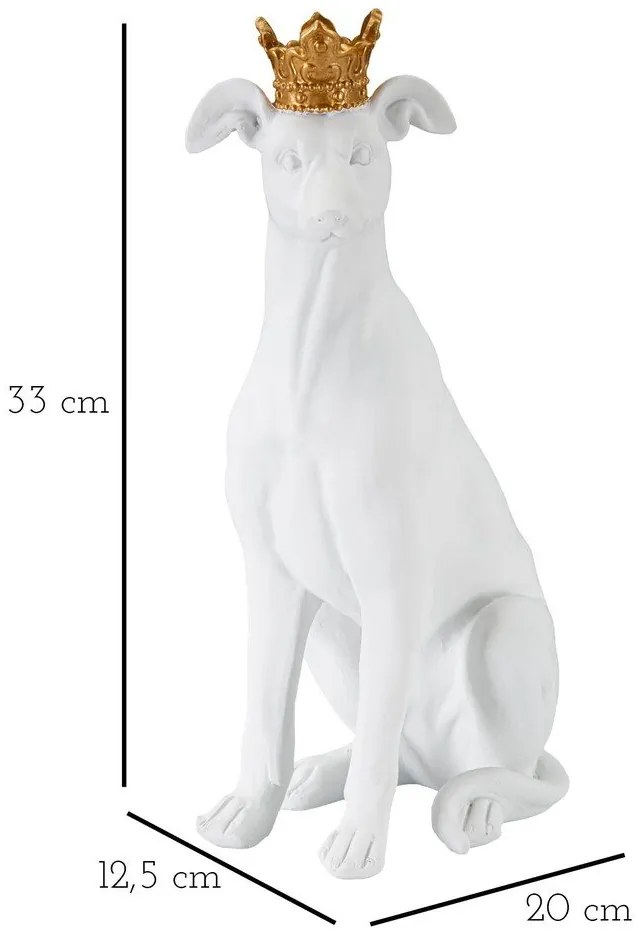 Soška z polyresinu 33 cm Dog – Mauro Ferretti