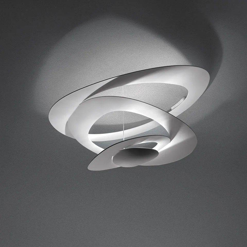 Artemide Pirce soffitto LED, bílé designové stropní svítidlo, 44W LED 3000K, prům.97cm