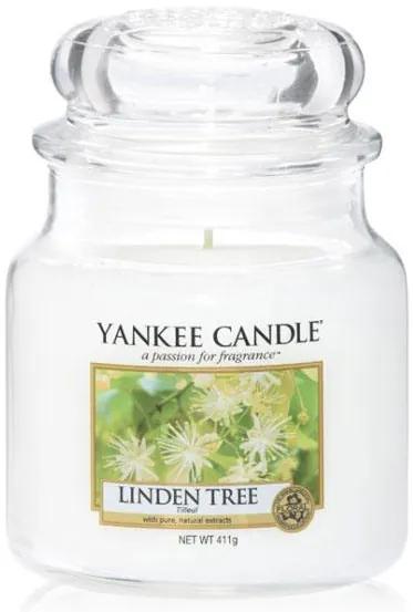 Yankee Candle Svíčka Yankee Candle 411gr - Lípa, bílá barva, sklo, vosk