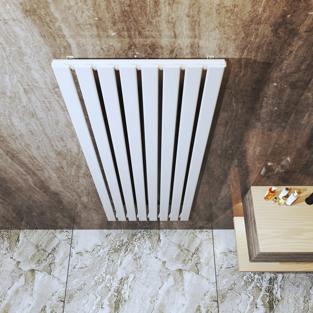 Gamma Vertical, topné těleso 600x1600 mm, 1036 W, bílá matná, GMA-VERT-16060-WH
