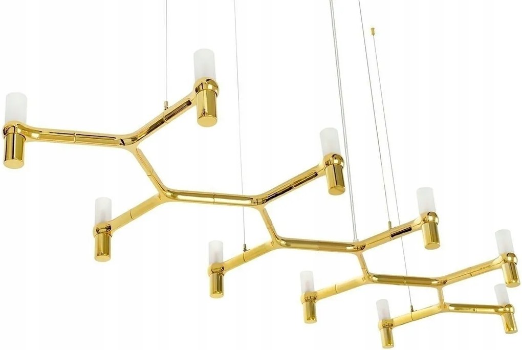 Závěsná lampa Atomic Long zlatá DW-d1005-10C.GOLD King Home