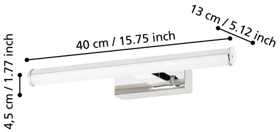 Eglo 97081 - LED Koupelnové osvětlení zrcadla VADUMI 1xLED/7,4W/230V IP44