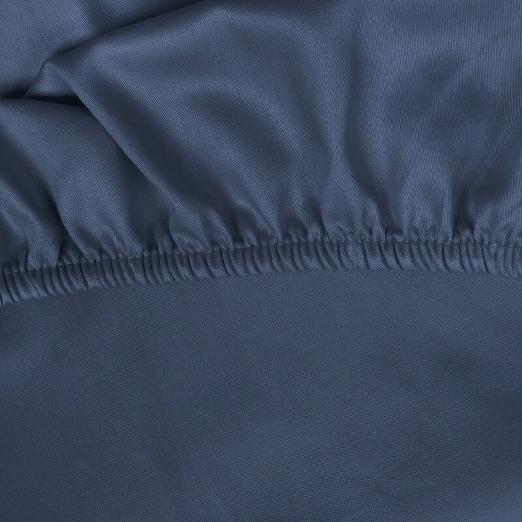 ELASTICKÉ JERSEY PROSTĚRADLO 200X220 CM, VÝŠKA 30 CM TMAVĚMODRÁ