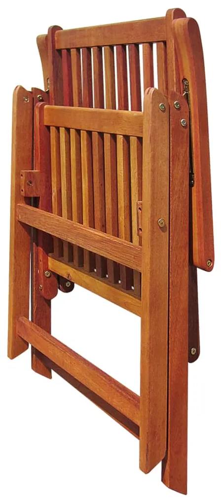 Skládací zahradní židle Kahan - masivní akáciové dřevo | 6 ks