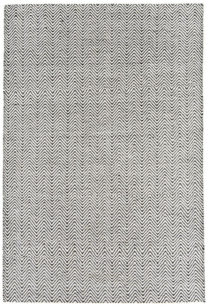 Bighome - Ives koberec 120x170cm - čierna/biela