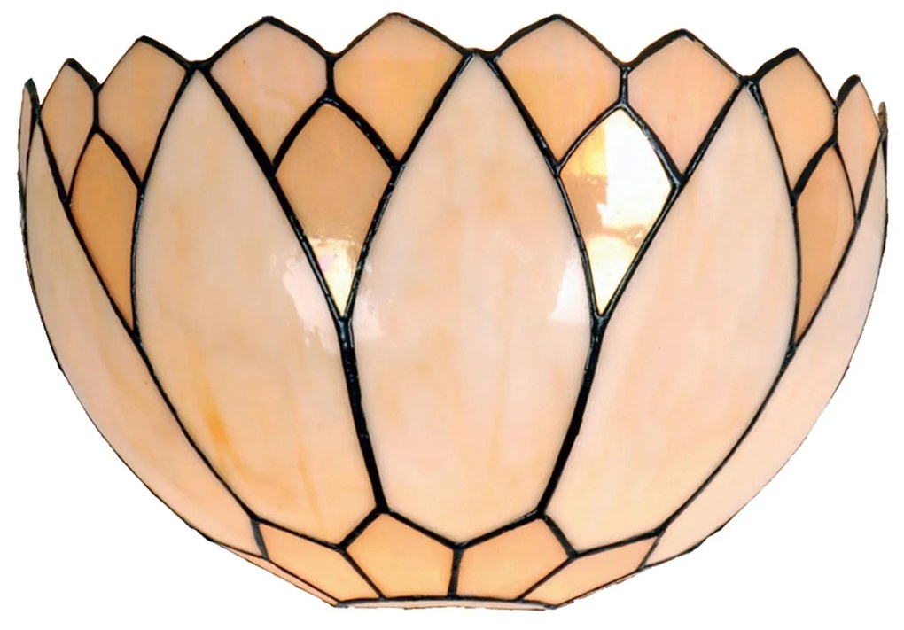 Nástěnná lampa Tiffany Pivoine - 30*15*20 cm 1x E14 / Max 40W