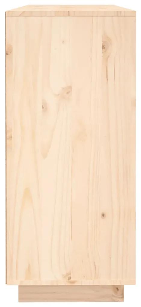 Příborník 120x35x80 cm masivní borové dřevo,  814494