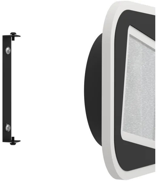 Eglo 901239 - LED Nástěnné svítidlo MACCHIONI LED/12W/230V 4000K černá