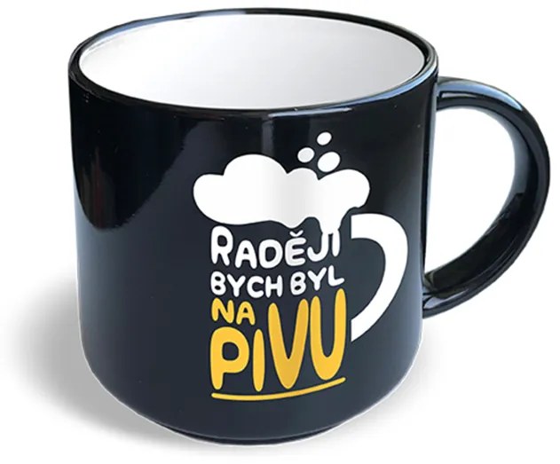RDH hrnky Vtipný hrnek Raději bych byl na pivu