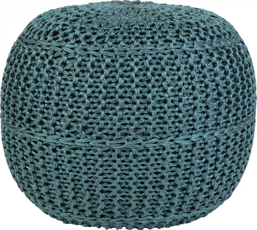 Obsession koberce Sedák Pouf Exo 444 Petrol 43x40