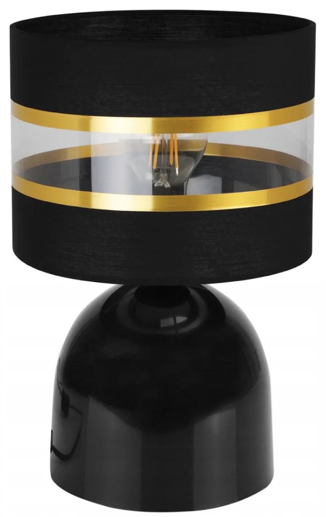 Stolní lampa Elegance, 1x textilní stínítko (výběr ze 6 barev), (výběr ze 2 barev konstrukce), g