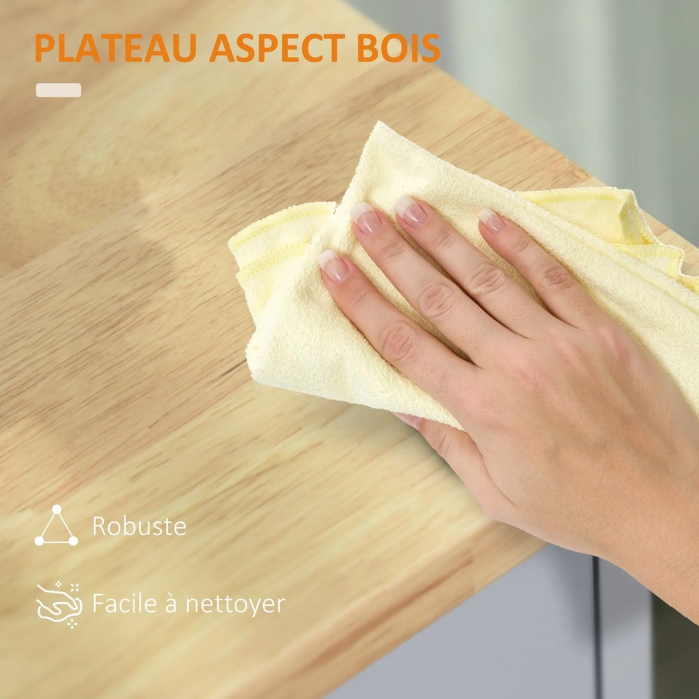HOMCOM Kuchyňský vozík s úložným prostorem, šuplíkem a držákem na utěrky - 83cm D x 45cm Š x 91,5cm V Šedý | Aosom