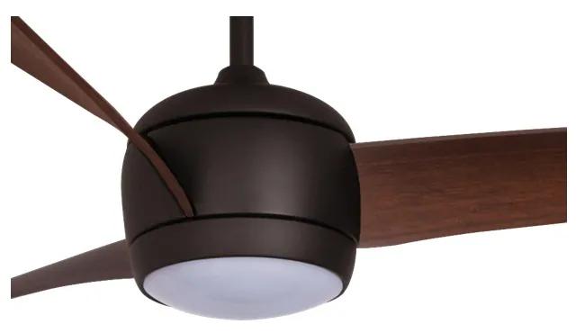 BEACON LUCCI AIR NORDIC LED ORB 512912 56“ bronz/tmavý ořech Reverzní stropní ventilátor