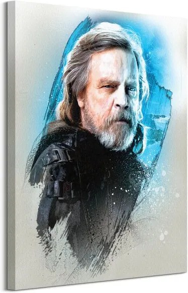 Obraz na plátně Star Wars The Last Jedi (Luke Skywalker Brushstroke) 60x80cm WDC100193