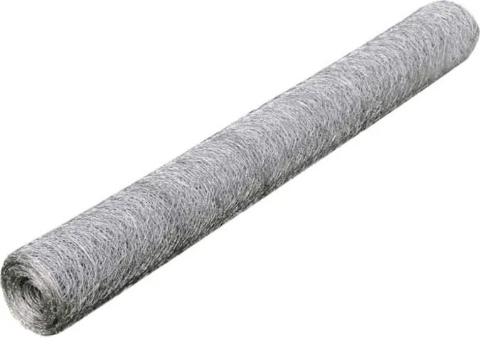 Pletivo ke kurníku pozinkovaná ocel 25 x 0,5 m stříbrné 140418