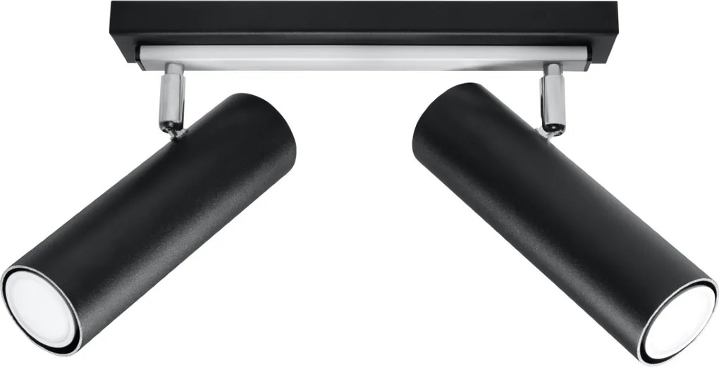 Sollux Lighting Stropní svítidlo DIREZIONE 2 černé