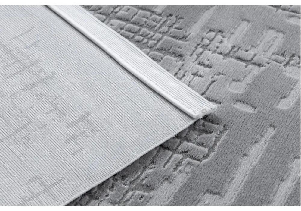 Luxusní kusový koberec akryl Ilona šedý 80x300cm