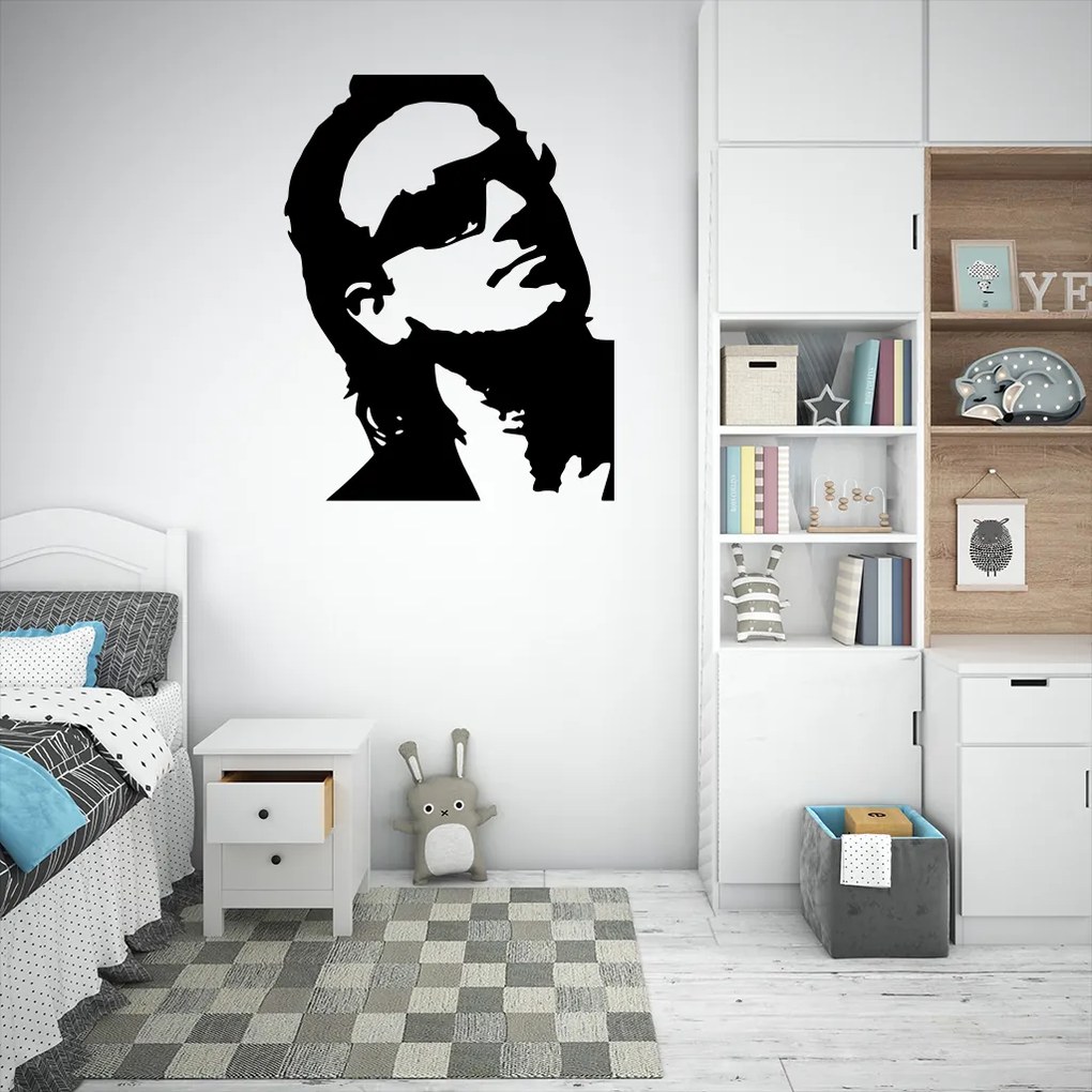 Živá Zeď Samolepka na zeď Bono Vox (U2) Barva: černá