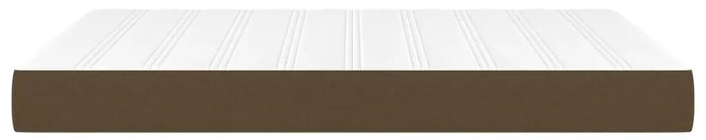 Taštičková matrace tmavě hnědá 140 x 200 x 20 cm textil,  347797