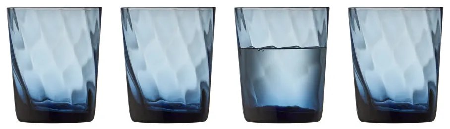 Lyngby Glas Sklenice na vodu Vienna 30 cl (4ks) Blue