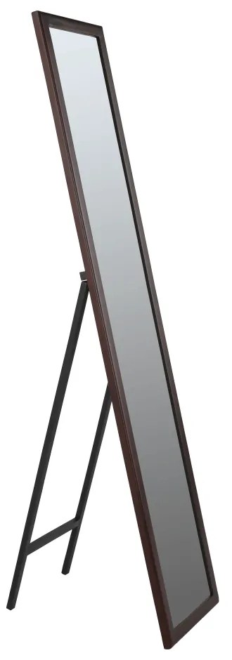 Tempo Kondela, s.r.o. Zrcadlo, dřevěný rám hnědé barvy, Malkia TYP 4