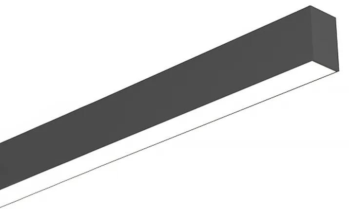Přisazené lineární svítidlo Dash 40 Ceiling Barva: Černá, Délka: 2812 mm, Teplota chromatičnosti / Stmívání: 3000 Kelvinů / Nestmívatelné