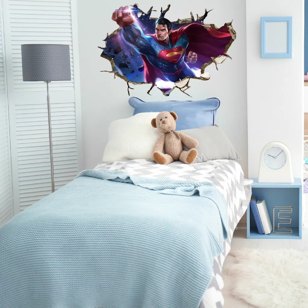 Samolepka na zeď "Superman" 60x90 cm
