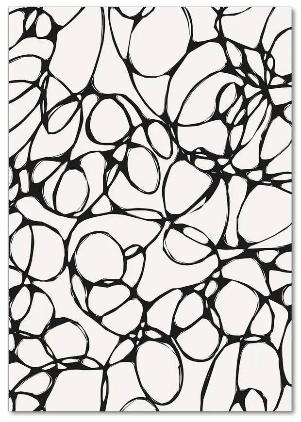 Wallmuralia Foto obraz skleněný svislý Chyotické kolečka 70x100 cm