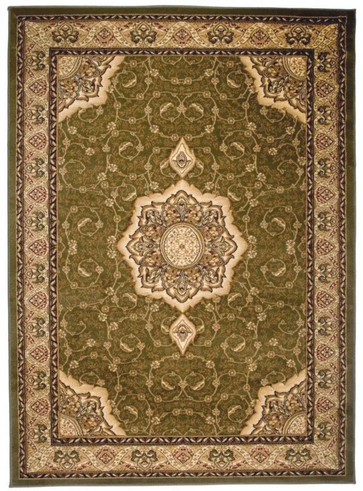 Kusový koberec klasický vzor 2 zelený 250x300cm