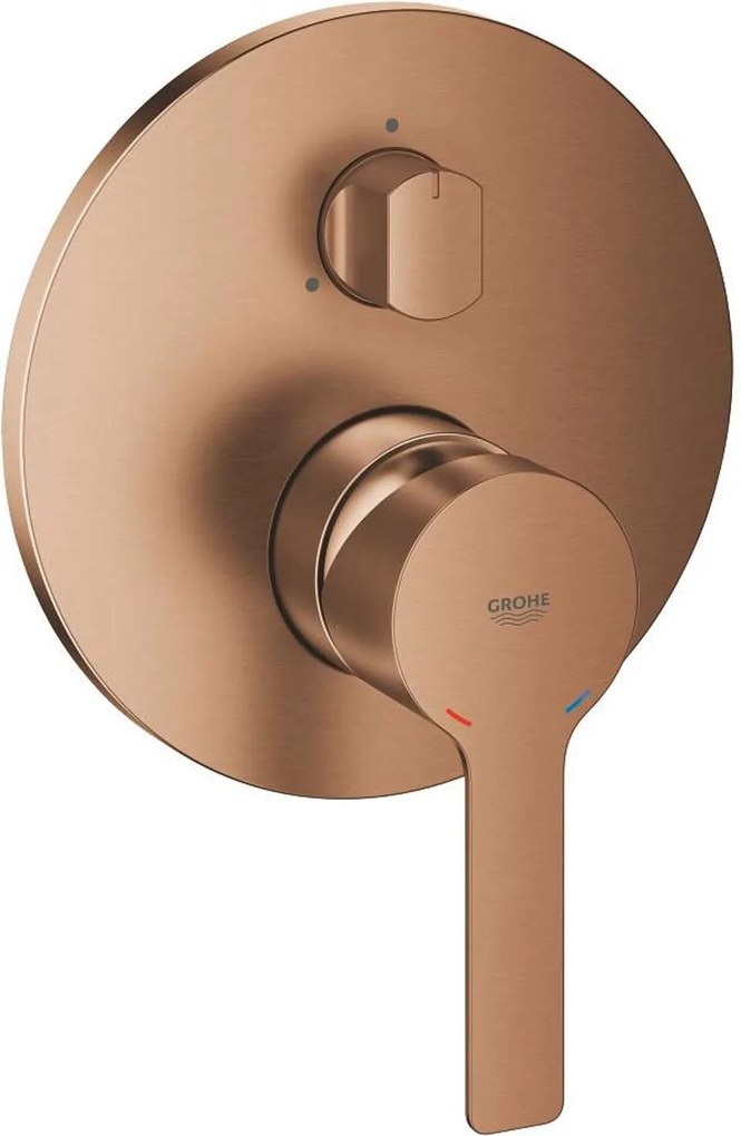 Grohe Lineare New - Baterie pod omítku pro 3 spotřebiče, kartáčovaný Warm Sunset 24095DL1
