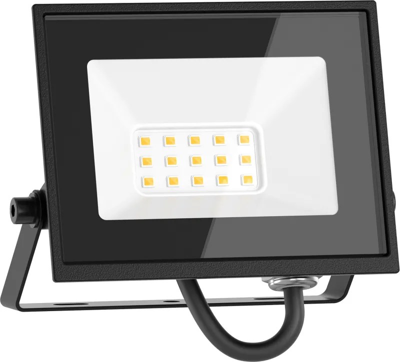 Mexen Luxpro+ LED reflektor, 10W, Studená - 6500K, 1100 lm, černá - L231-010-65-70