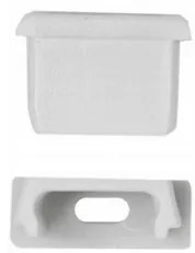ECOLIGHT Přisazený LED profil bílý + mléčný kryt 1M
