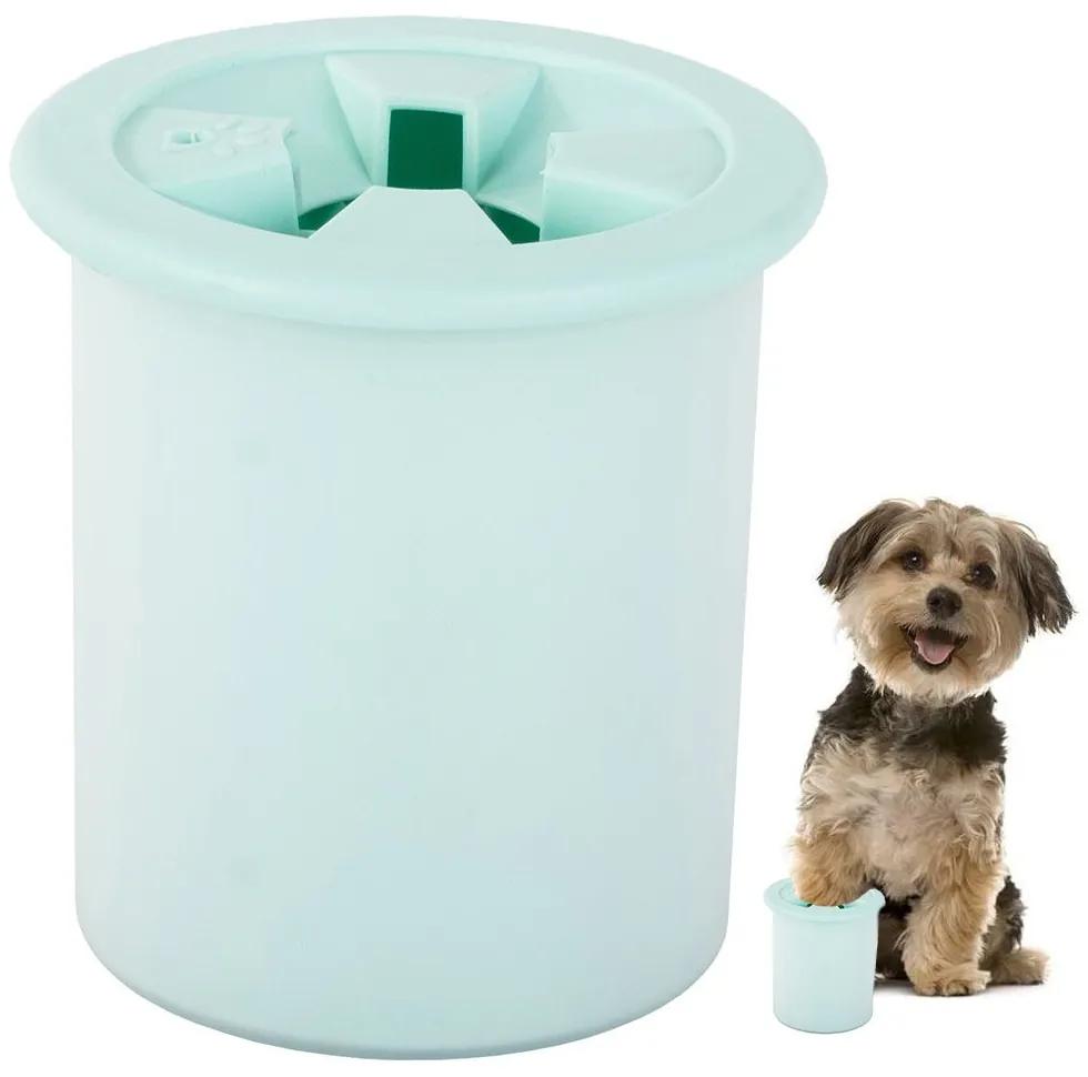 Silikonový čistič tlapek pro psa CUPA S - různé barvy Barva: Zelená