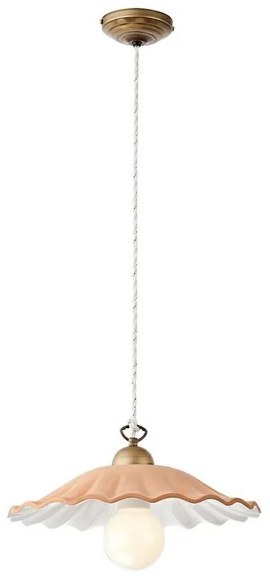 Incanti Rustikální závěsné svítidlo Lea, ø 36 cm, 1xE27 Barva: Mosaz