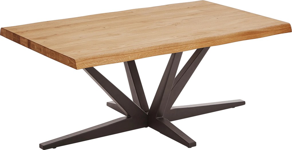 XXXLutz KONFERENČNÍ STOLEK, černá, barvy dubu, dřevo, kov, 110/70/45 cm Linea Natura - Konferenční stolky - 001416000202