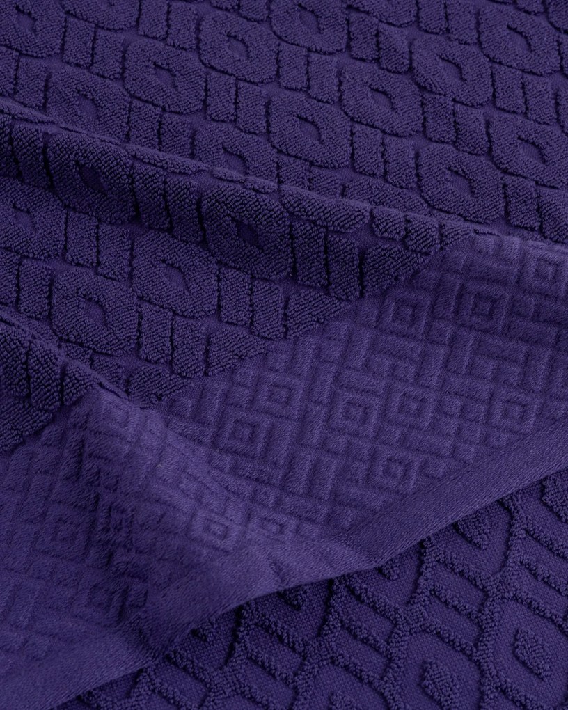 Ručník Lattice 70x140 cm deep violet