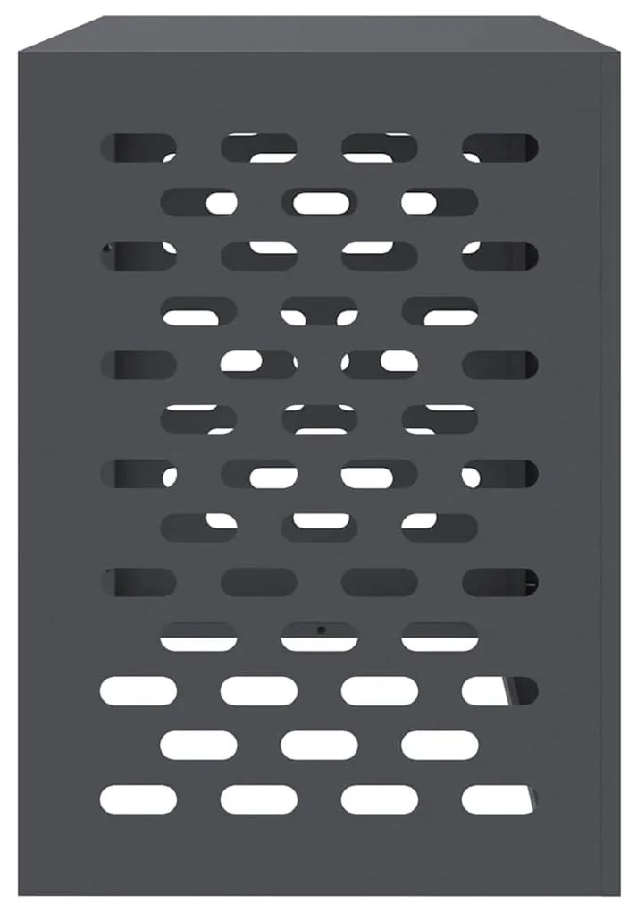 vidaXL Ochrana klimatizace Antracit 100 x 50 x 70 cm Ocel