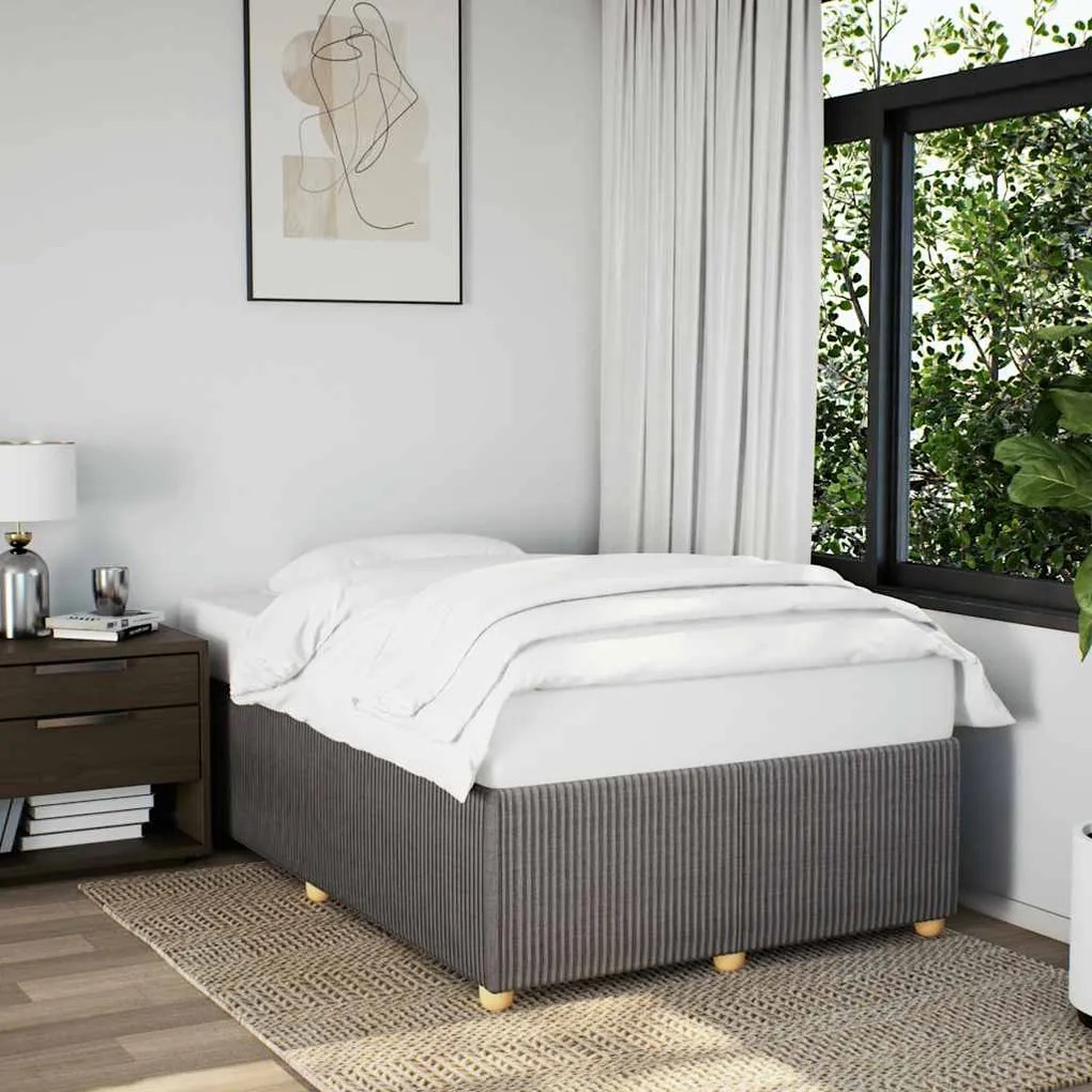 Rám postele bez matrace taupe 120 x 200 cm textil 3284932