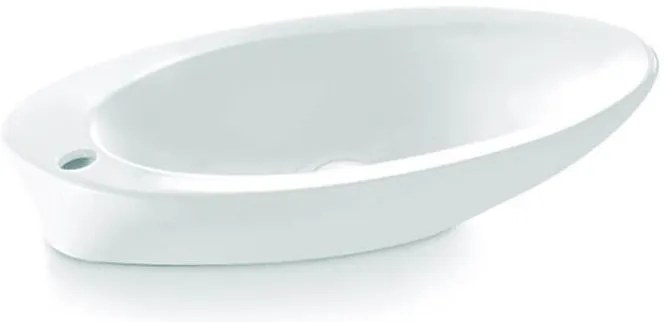 Bathco 4020 - Umyvadlo na desku PURE 62x37 cm porcelán/bílá