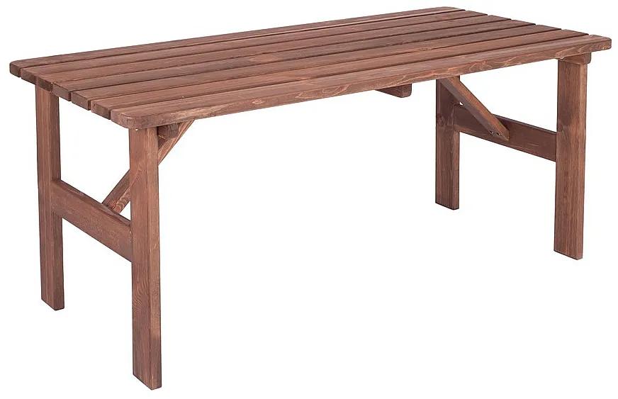 Masivní stůl z borovice dřevo mořené 30 mm (různé délky) 150 cm