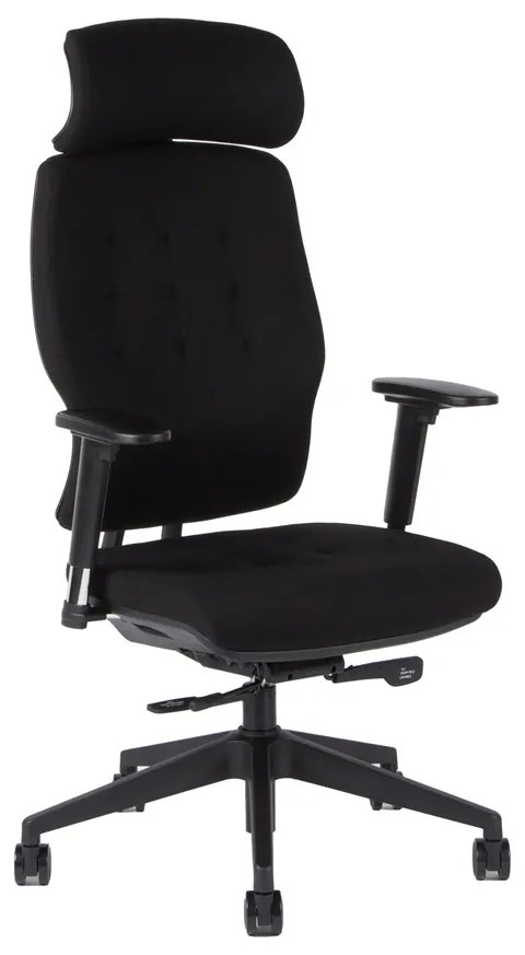 Kancelářská ergonomická židle SELENE — více barev Office Pro Černá F91