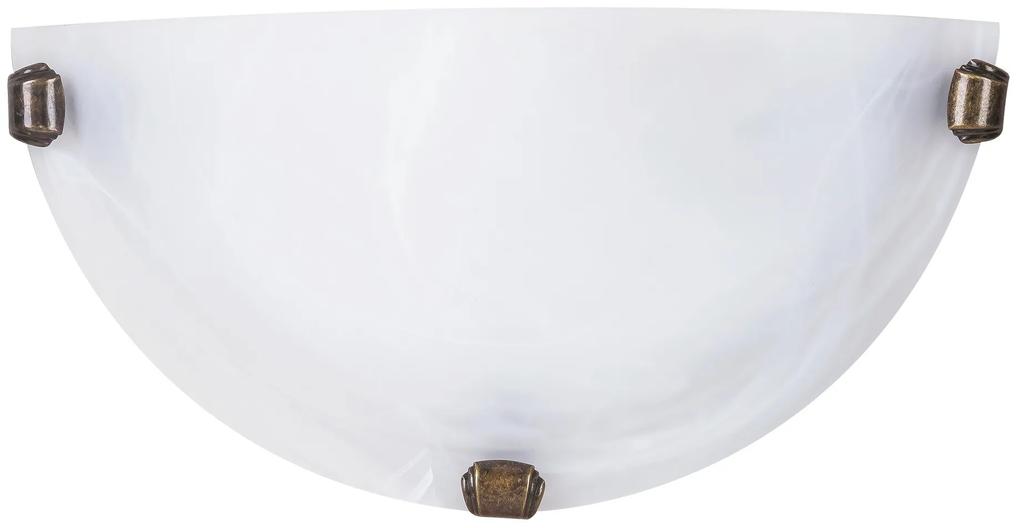 Rabalux ALABASTRO 3003 nástěnné svítidlo 1x60W | E27 | IP20 - bílý alabastr