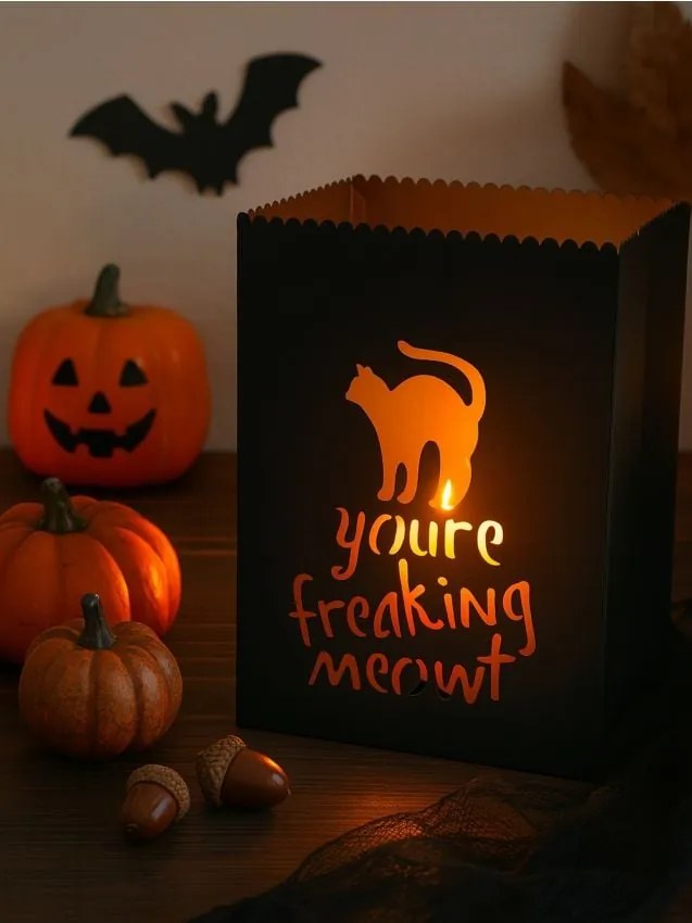 Sinsay - LED lampa Halloween - černá